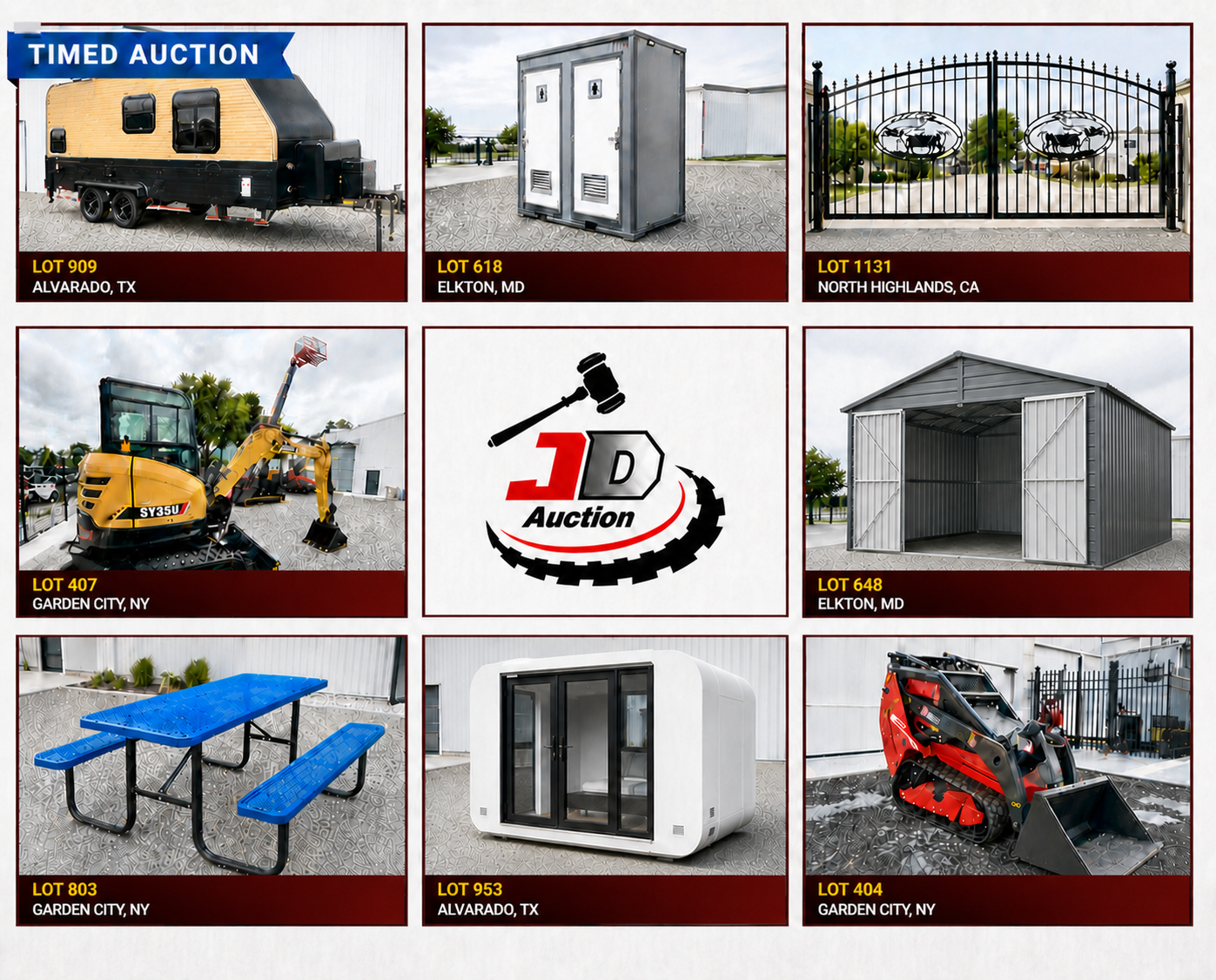 Heavy Equipment, Containers, and Industrial Products | JD Auction